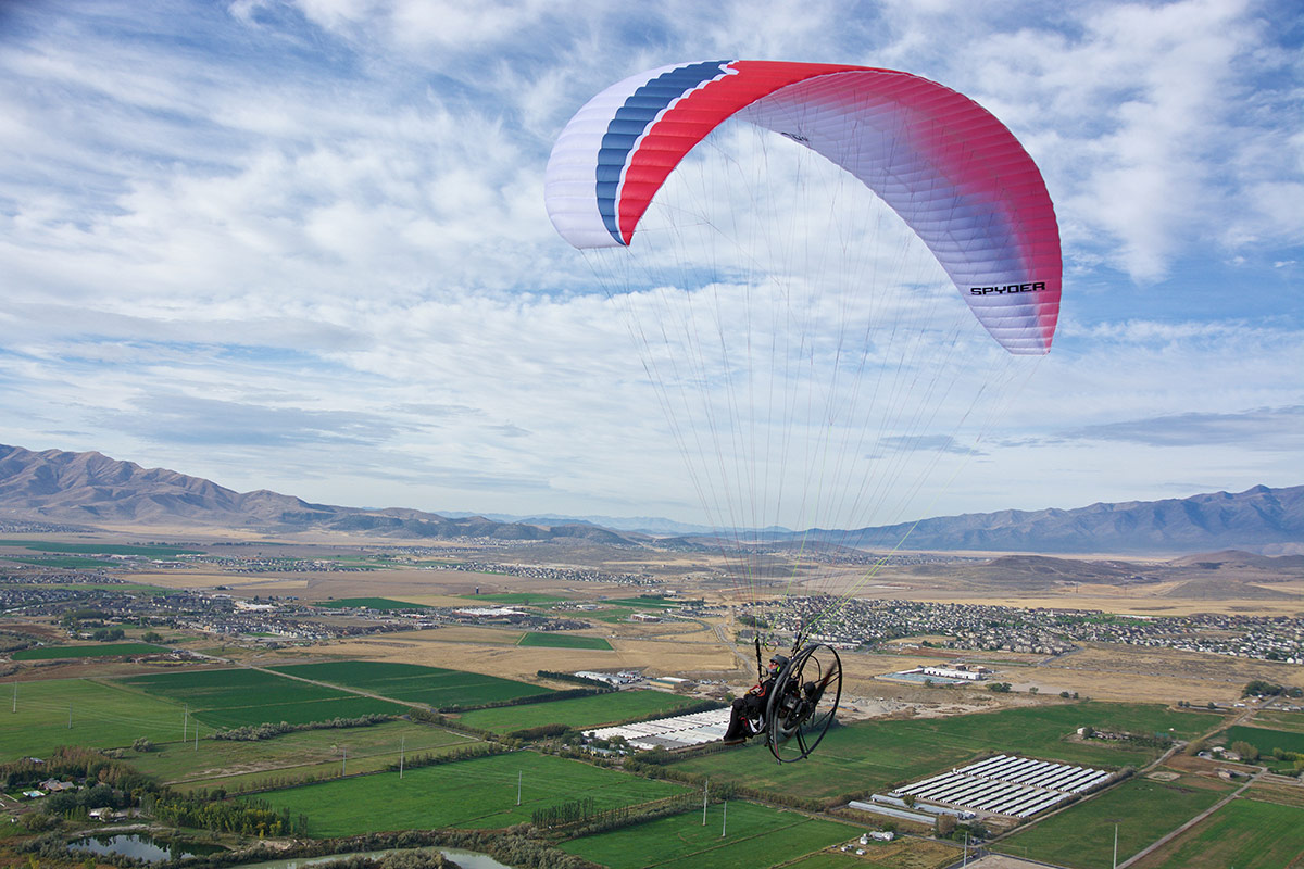 Ozone Spyder Paraglider - BlackHawk Paramotor USA Store