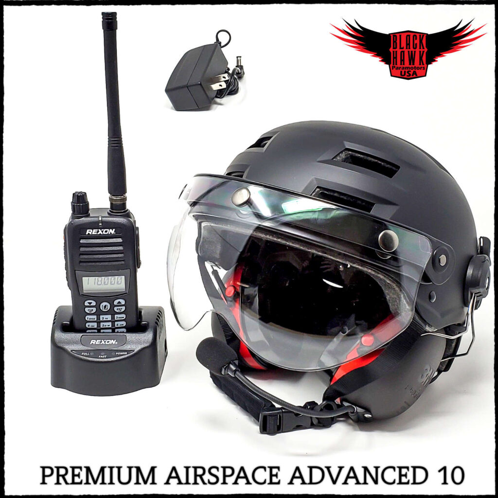 BlackHawk Deluxe Bluetooth Paramotor Radio Helmet - BlackHawk Paramotor ...