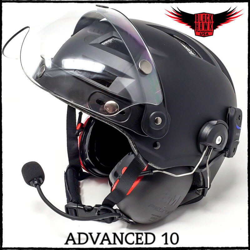 BlackHawk Deluxe Bluetooth Paramotor Radio Helmet - BlackHawk Paramotor ...